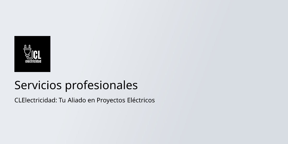 Servicios profesionales